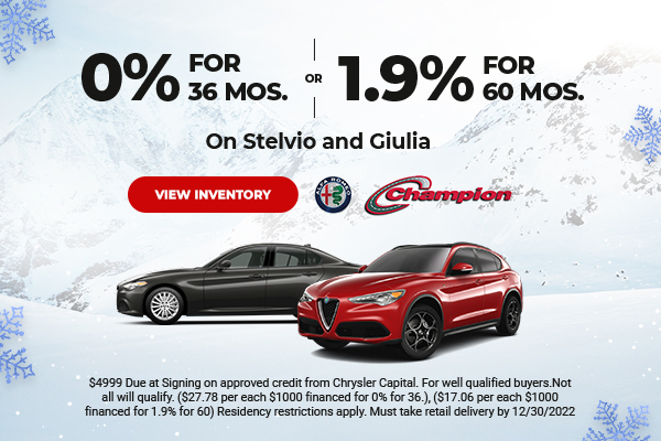 Alfa Romeo Giuila Stelvio Dealership Los Angeles Downey CA | Champion ...